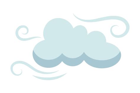Premium Vector Weather Element Flat Sticker Design