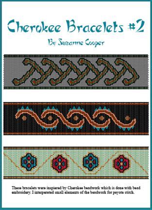 Cherokee Bracelets 2 Bead Patterns 24 7 Suzanne Cooper Native