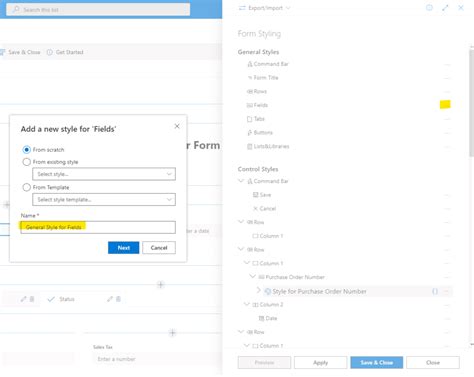 Lightning Forms Apply Style Applying Style To Controls Lightning Tools