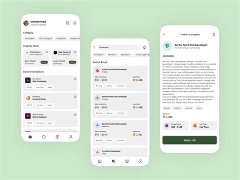 Job Finding App By Mohammed On Dribbble