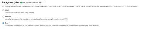 SOLVED Nextcloud Say That Cron Jobs Are Not Running Linux Level Techs Forums