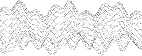 Dynamic Wave Patterns In Abstract Black And White Design For Modern Decor And Creative Projects
