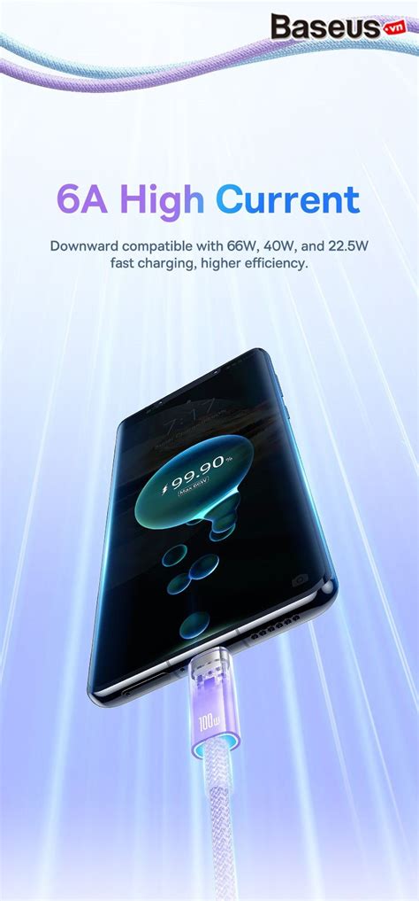 Cáp Sạc Nhanh Tự Ngắt Baseus Explorer Series USB to Type C W