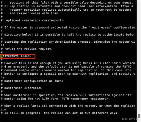 Redis搭建主从集群报错 Master Aborted Replication With An Error Noauth