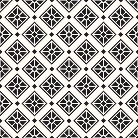 Vector Geometric Abstract Seamless Monochrome Pattern Texture Repeating Background 10382397