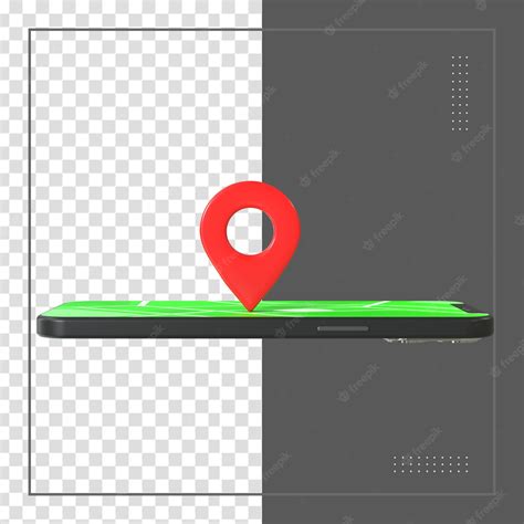 premium psd 3d rendering red realistic 3d map pin gps pointer markers