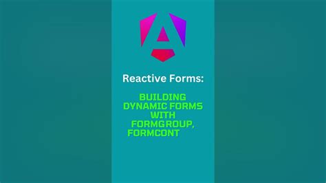 Reactive Forms Building Dynamic Forms With Formgroup Formcontrol Angular Reactiveforms