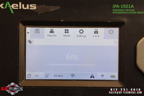 Kaelus Ipa 1921a Portable Passive Intermodulation Analyzer Gp Technical