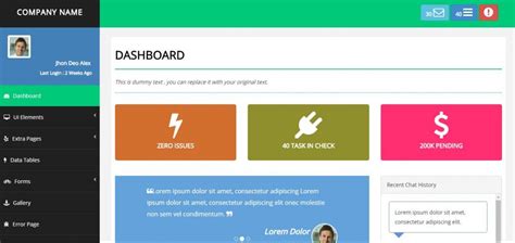 Best Free Bootstrap Admin Templates OnAirCode