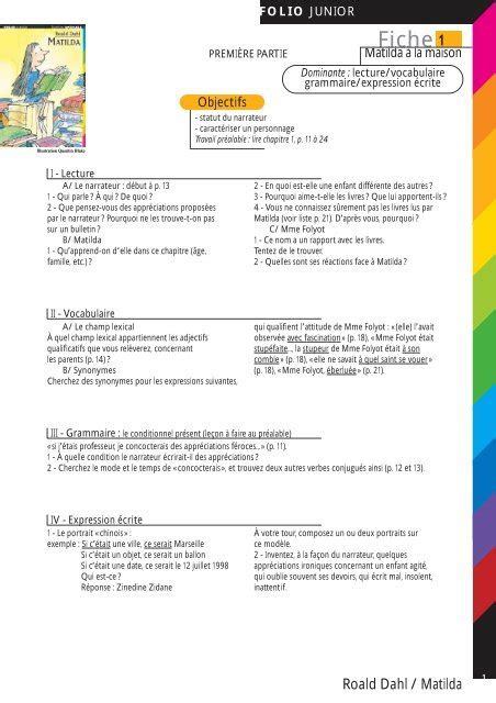 Roald Dahl Matilda Gallimard Jeunesse