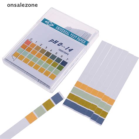 SAPH 100Pcs 0 14 PH Test Strips Litmus Paper Universal Alkaline Acid Indicator Paper New Stock