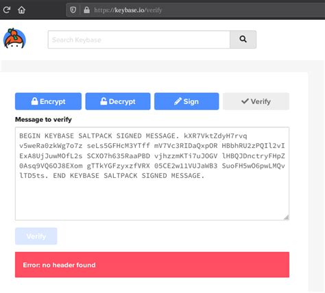 saltpack not accepted in verify · issue 3884 · keybase