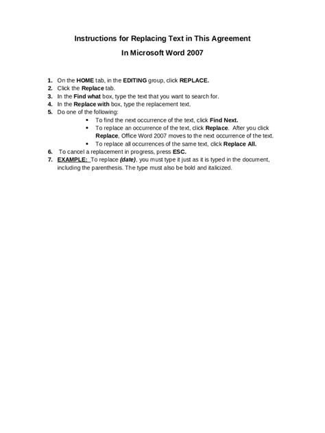 Finding And Replacing Text In Word Or A Pdf File Doc Template Pdffiller