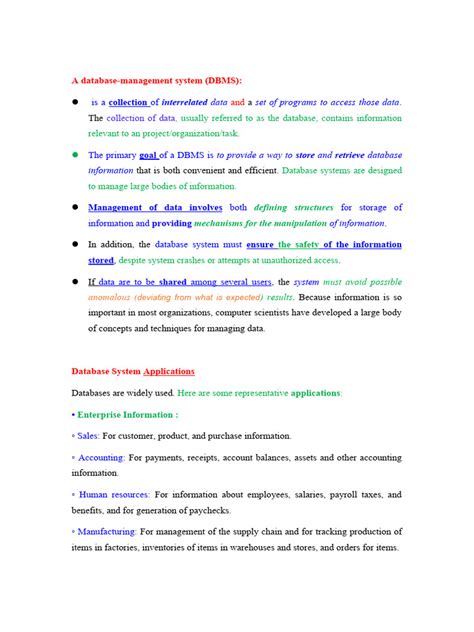 Unit 1 Pdf Databases Relational Model