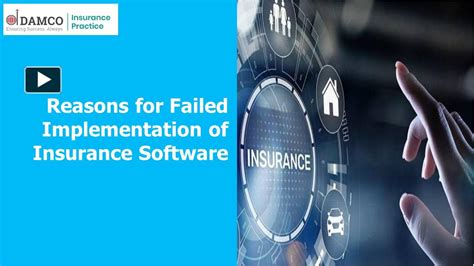 ppt reasons for failed implementation of insurance software platforms