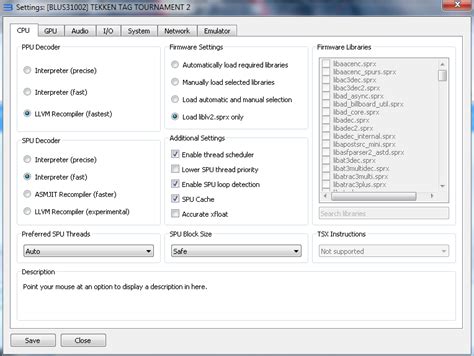 Tekken Tag Tournament 2 Rpcs3 Black Screen Only · Issue 6022 · Rpcs3rpcs3 · Github