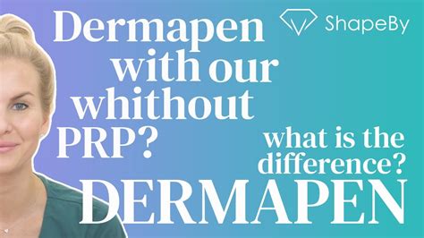 Dermapen What Is The Difference Between Traditional Dermapen And Dermapen With PRP YouTube