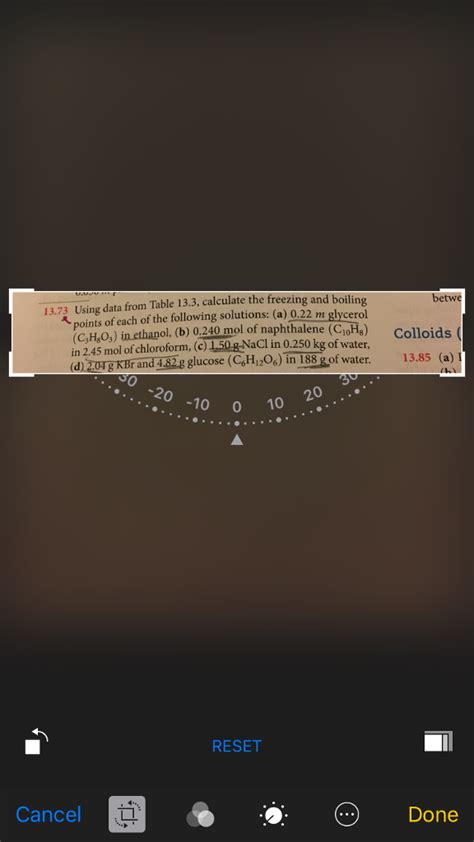 Using Data From 133 Calculate The Freezing And