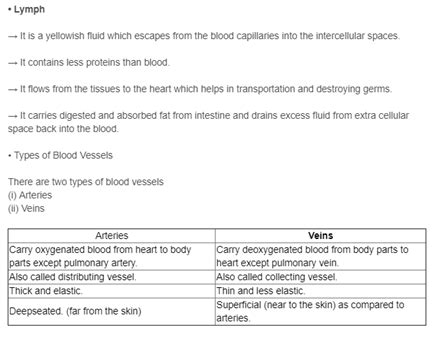 CBSE Class 10 Chapter 6 Revision Notes Science Life Processes