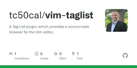 Github Tc50calvim Taglist A Tag List Plugin Which Provides A