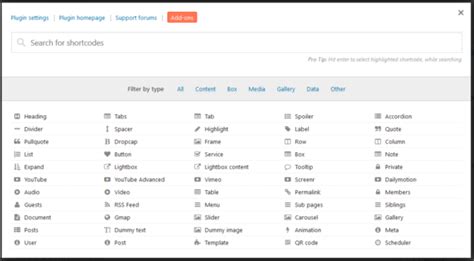 Shortcodes Ultimate For Amp Amp For Wordpress