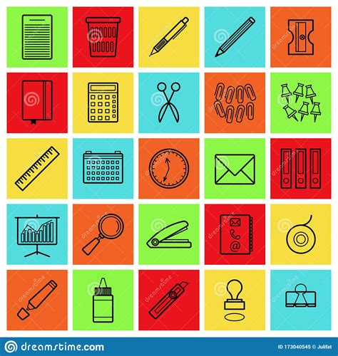 Modern Concept Design Isolated Vector Sign Symbol Business Set