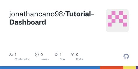 Github Jonathancano98tutorial Dashboard