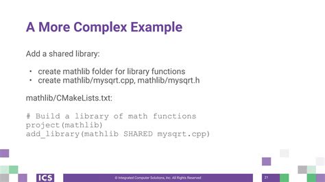 An Introduction To Cmake Pdf Programming Languages Computing