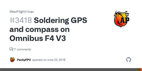 Soldering GPS And Compass On Omnibus F4 V3 Issue 3418 INavFlight