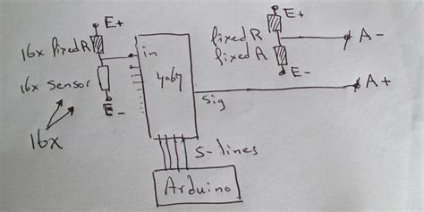Reading Multiple Strain Gauges With Cd74hc4067 Multiplexer General