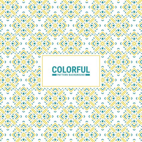 Premium Vector Colorful Abstract Geometric Pattern Design
