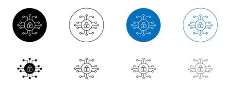 sensor icon set royalty free vector image vectorstock