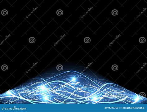 Vector Background Abstract Technology Communication Data Science Stock Vector Illustration Of