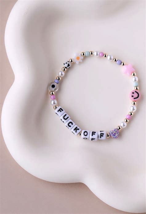 Fuck Off Bracelet The Neon Cactus Studio