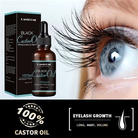 Moisturizing Castor Oil Eyebrow Eyelash Growth Serum 30ml Skinol
