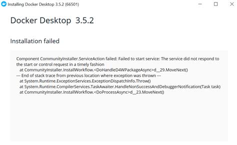 Failed To Start Service The Service Did Not Respond To The Start Or Control Request In A Timely