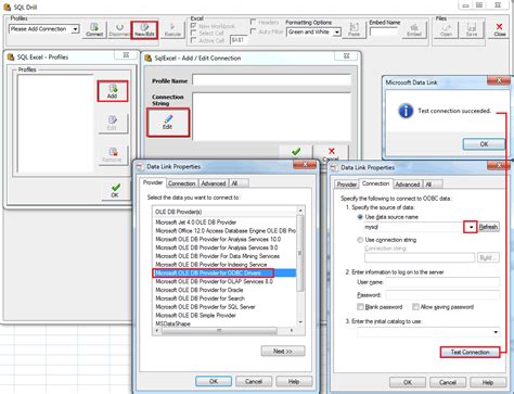 Connect Mssql Подключение к экземпляру Sql Server и выполнение