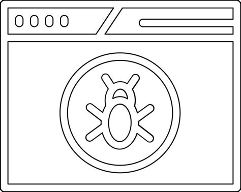 Website Bug Vector Icon 37053266 Vector Art At Vecteezy