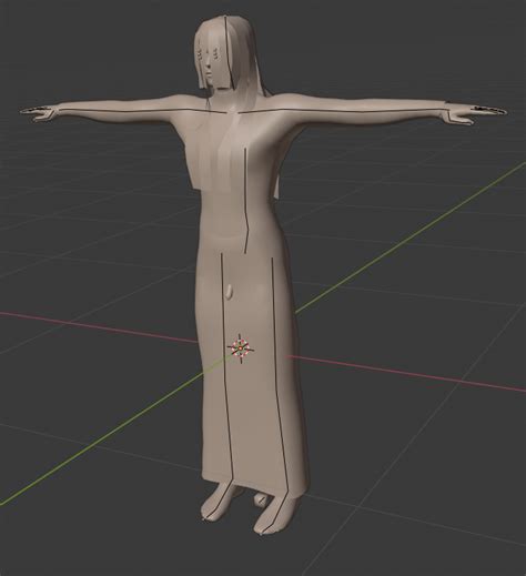 Import Human From MakeHuman Has Modifier Which Has Robe Hair And Penis Which Should Not Be