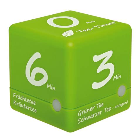 digital tea timer cube timer tfa dostmann