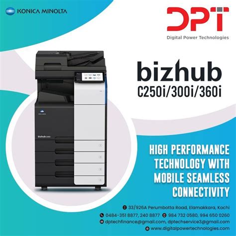 Bizhub C360ic300ic250i Next Generation High Performance Technology