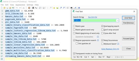 Copy All Text Marked By Regular Expression Search · Issue 3624 · Rizonesoftnotepad3 · Github