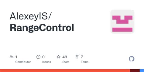 GitHub AlexeyIS RangeControl