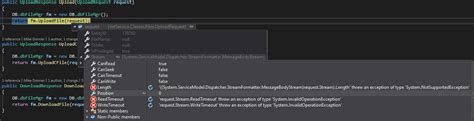 C Uploading File Using Memorystream Via Wcf Messagecontract To Sql Filestream Is Empty When