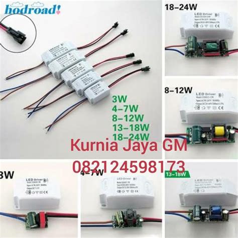 Jual Led Driver Downlight 3w 5w 7w 9w12w 15w 18w Trafo Led Hpl Smd Jakarta Barat Kurnia