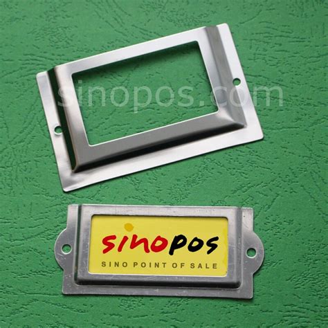 Stainless Steel Label Frame File Cabinet Drawer T Grandado
