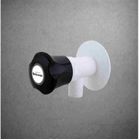 White/black King Angle Cock With Flange (crystal Collection) - 403 at ...