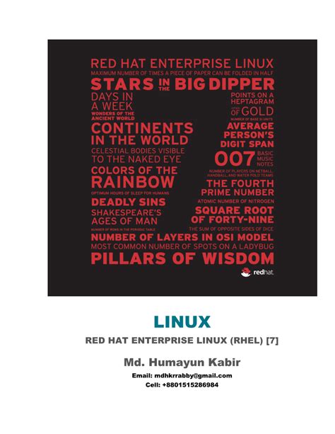 Pdf Linux Red Hat Enterprise Linux Rhel 7