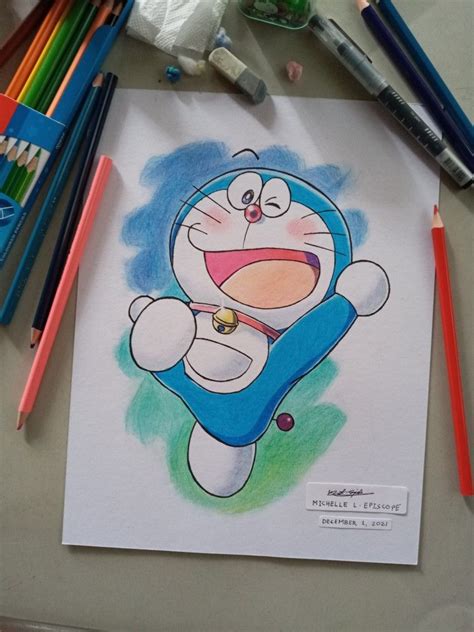 Doraemon Mini Drawings Mini Canvas Art Cute Drawings