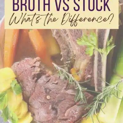 Stock Vs Broth What Are The Differences And Similarities
